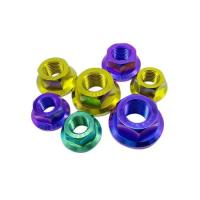 China GR5 Flange Hexagon Titanium Nut Bolt Equipment Accessories DIN6923 for sale