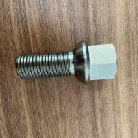 China GR5 Titanium Alloy Lug Bolts For Racing Car Modified External Thread M14 X 1.5 X 28mm for sale