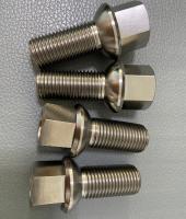 China GR5 Titanium Alloy Lug Bolts For Racing Car Modified External Thread M14 X 1.5 X 28mm for sale