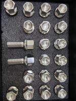 China GR5 Titanium Alloy Lug Bolts For Racing Car Modified External Thread M14 X 1.5 X 28mm for sale