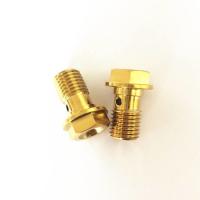 China Hex Titanium Nut Bolt GR5 For Motorcycle Brake banjo Screw for sale