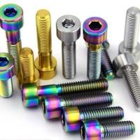 China DIN 912 Cylindrical Head Titanium Bolts Stem Socket Cap Tapper For Bike for sale