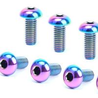 China ISO7380 Hexagon / Torx Socket Button Head Screw Titanium Rotor Bolt Kit for sale