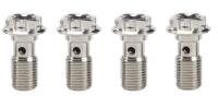 China Gr5 Ti6al4v Titanium Alloy Bolts Oil Pipe Exhaust Screw for sale