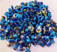 China Ti6al4v Countersunk Head Titanium Alloy Bolts 7991 Car Steering Wheel Screws for sale