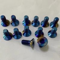 China Ti6al4v Countersunk Head Titanium Alloy Bolts 7991 Car Steering Wheel Screws for sale