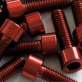 China Electrophoresis GR5 Titanium Nut Bolt For Bike / Motorcycle / Car for sale
