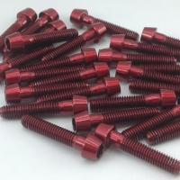 China Electrophoresis GR5 Titanium Nut Bolt For Bike / Motorcycle / Car for sale