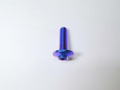 China Titanium M6*20mm Umbrella Head Burnt Blue For Motocycly And So On for sale