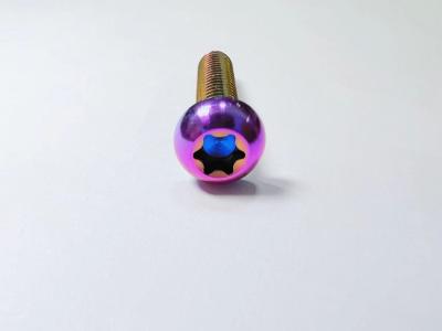 China M6*25mm Titanium Nut Bolt With Inner Torx Head for sale