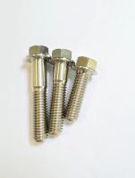 China Titanium Fine Thread Flange Screw Hexagon Anti-Skid Bolt M6*30/40/50mm for sale