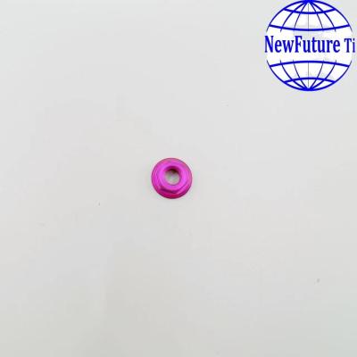 China Titanium Alloy Nylon Inner Hexagon Self Locking Flange Nut Ultra Light for sale
