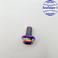 China Titanium Alloy Square Hole Center Shaft Screw Grade 5 Polished for sale