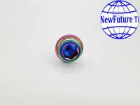 China Titanium Alloy Square Hole Center Shaft Screw Grade 5 Polished for sale