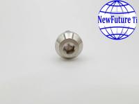 China Flat Top Titanium Nut Bolt Umbrella Head , Disc Brake Fastening Modification for sale