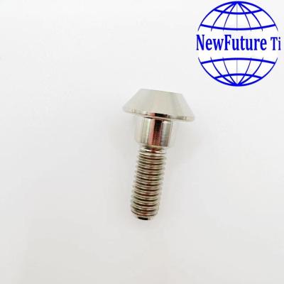 China Stepped Titanium Nut Bolt Brake Disc Screws , Umbrella Head Inner Hexagon for sale