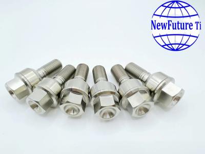 China Heptagon Titanium Nut Bolt Reverse Screw Hub Screw M14 Porsche Etc. for sale