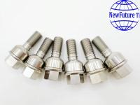China Heptagon Titanium Nut Bolt Reverse Screw Hub Screw M14 Porsche Etc. for sale