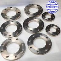 China TA2 Flat Butt Welding Flange  / Forged Custom Titanium Alloy Flange for sale