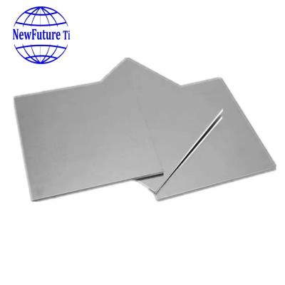 China TA1 TA2 Pure Titanium Plate 0.1 - 100mm Thick Zero Cut Thin Titanium Sheet for sale