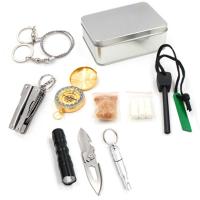 China ISO Titanium Camping Survival Kit Hook Essential Survival Hiking Gear for sale