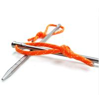 China Camping 550lb Titanium Nail Peg ISO 9001 Titanium Items Hiking High Strength for sale