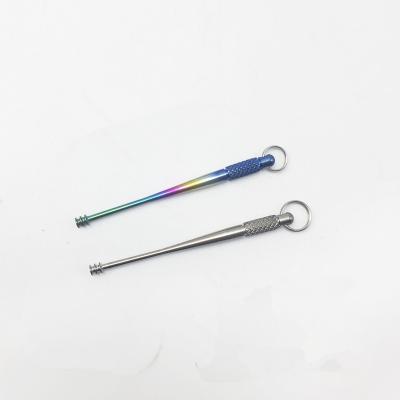 China Survival Kit ISO Titanium Ear Pick Gr1 Titanium Mini Tool for sale