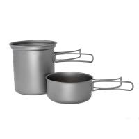 China Hiking Titanium Camping Cookware ISO9001 Titanium Items Outdoor Survival Kit for sale