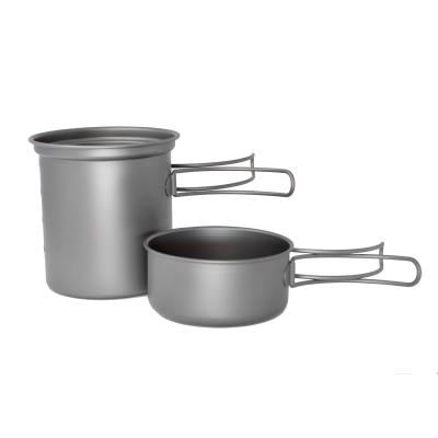 China Hiking Titanium Camping Cookware ISO9001 Titanium Items Outdoor Survival Kit for sale