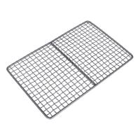 China Safety Gr2 Titanium Barbecue Grill Wire Mesh 119g Titanium Items Charcoal Tray for sale