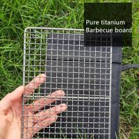 China Lightweight 99.8% Titanium Grill Hiking 119g Titanium Items for sale