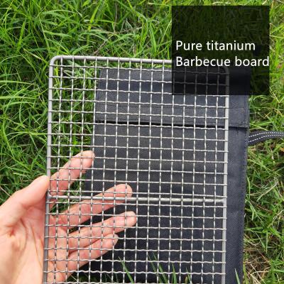 China Lightweight 99.8% Titanium Grill Hiking 119g Titanium Items for sale
