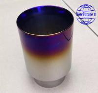China Astm B862 B338 Titanium Alloy Tube Ti-6Al-4V Motorcycle Exhaust Pipe for sale