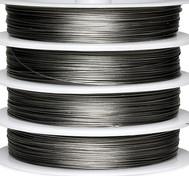 China Black Gr1 Titanium Welding Wire 7mm 18 Gauge Titanium Wire Marine for sale