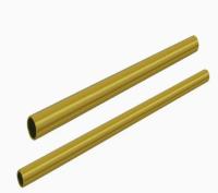 China 0.6mm To 1mm Threaded Thin Wall Brass Tube Custom For Decoration Machining for sale
