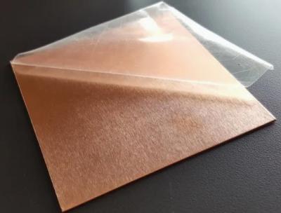 China C44300 C10100 C11000 C12000 C10200 Flat Red Brass Copper Cathode Sheets 1mm 2mm 4mm for sale