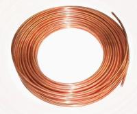 China Red Copper Coil Pipes 0.3mm-80mm For HVAC Water Supply Industrial Applications for sale