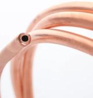 China Red Copper Coil Pipes 0.3mm-80mm For HVAC Water Supply Industrial Applications for sale