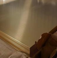 China Bright Yellow Brass Decorative Copper Sheets Brushed Polished Industrial for sale