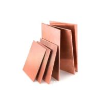 China 1000 X 2000mm Decorative Copper Sheets Red Rectangular T2 High Corrosion Resistance for sale