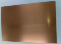 China 1000 X 2000mm Decorative Copper Sheets Red Rectangular T2 High Corrosion Resistance for sale