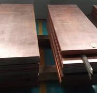 China 0.5mm Pure Red Copper Plate 0.8mm 1mm 3mm 4mm C1100 3/4 Hard Cathode for sale