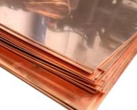 China High Precision Red Copper Sheet C1100 0.5mm 12x12'' 18 Gauge For Construction Decoration for sale