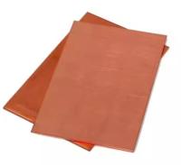 China High Precision Red Copper Sheet C1100 0.5mm 12x12'' 18 Gauge For Construction Decoration for sale