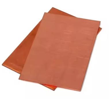 China High Precision Red Copper Sheet C1100 0.5mm 12x12'' 18 Gauge For Construction Decoration for sale