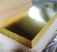 China 3mm Gold Plated Brass Sheet C22000 Custom For Industrial Applications for sale