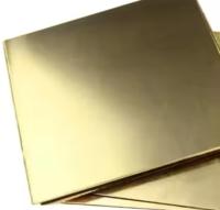 China Industrial Brass Sheet Polished For Welding Bending Cutting Applications 0.1mm-200mm for sale