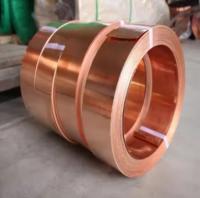 China 99.9% Purity Red Copper Strip C10200 C11000 C12000 C70600 0.1mm-2mm for sale