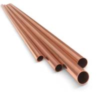 China 99.99% 20mm X 1mm Pure Copper Tube C1100 0.6mm-55mm For Drainage System for sale