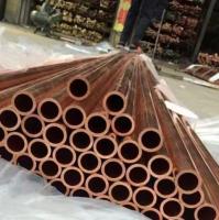 China 99.99% 20mm X 1mm Pure Copper Tube C1100 0.6mm-55mm For Drainage System for sale